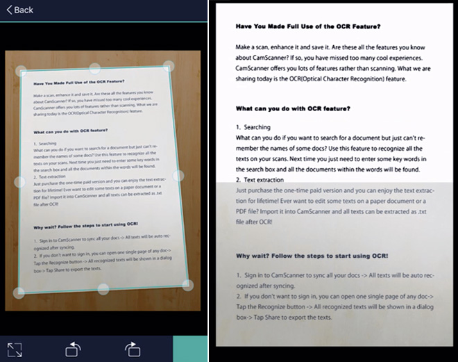 Escanea tus documentos en pdf y jpg con CamScanner « Hostalia – Blog