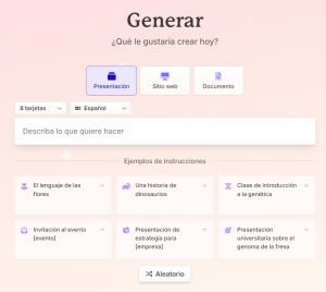 Gamma presentaciones IA en español | Hostalia